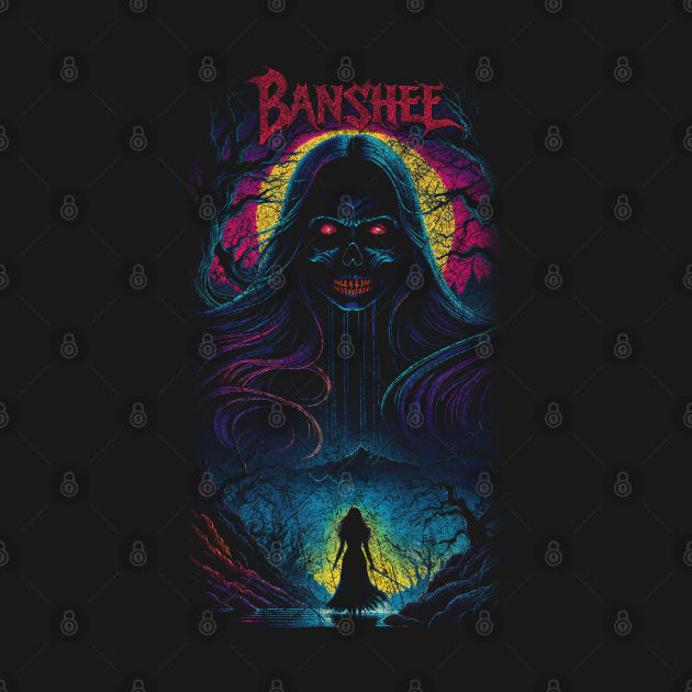 Banshee – the Wailing Ghost \/ Vintage Retro Fanart - Banshee - T-Shirt ...