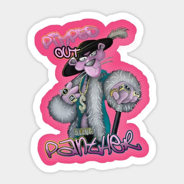 Pimped Panther - Pimp - Sticker | TeePublic