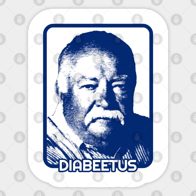 Diabeetus - blue sketch - Diabeetus - Sticker | TeePublic