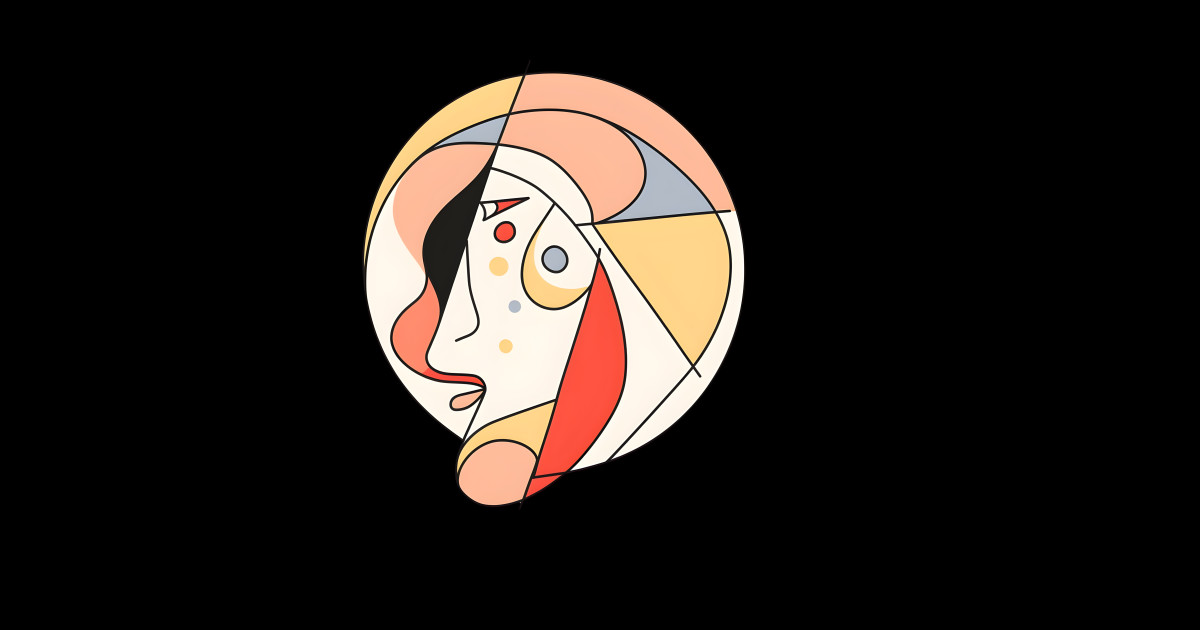 Artsy Style Teenage Girl - Artsy - Sticker | TeePublic