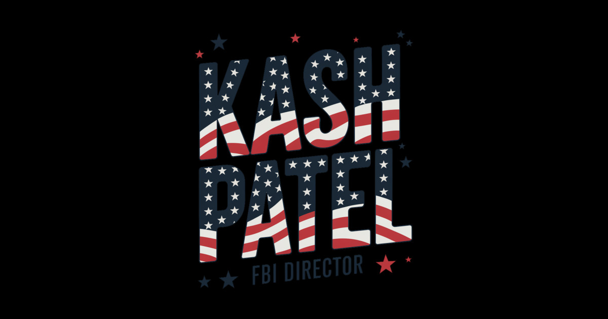 Kash Patel FBI Director American Flag - Kash Patel Fbi Director ...