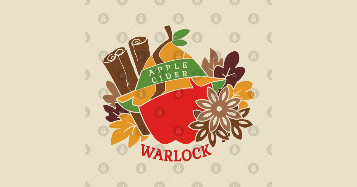 Apple Cider Warlock bold colors - Apple Cider - T-Shirt | TeePublic