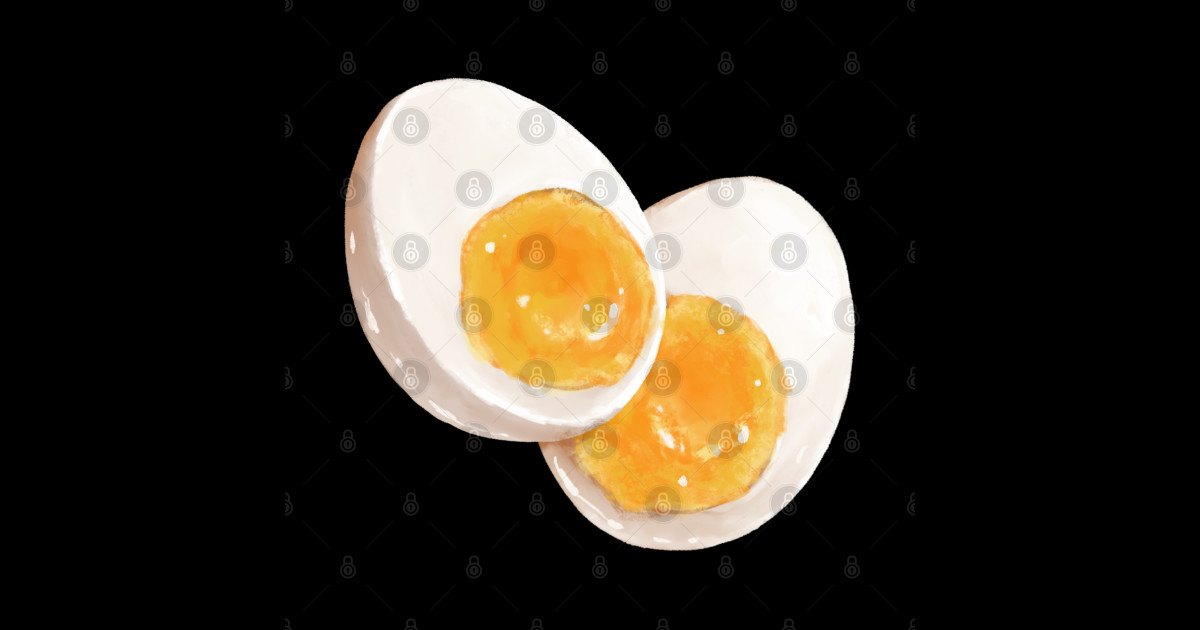 Boiled egg - Egg - Sticker | TeePublic