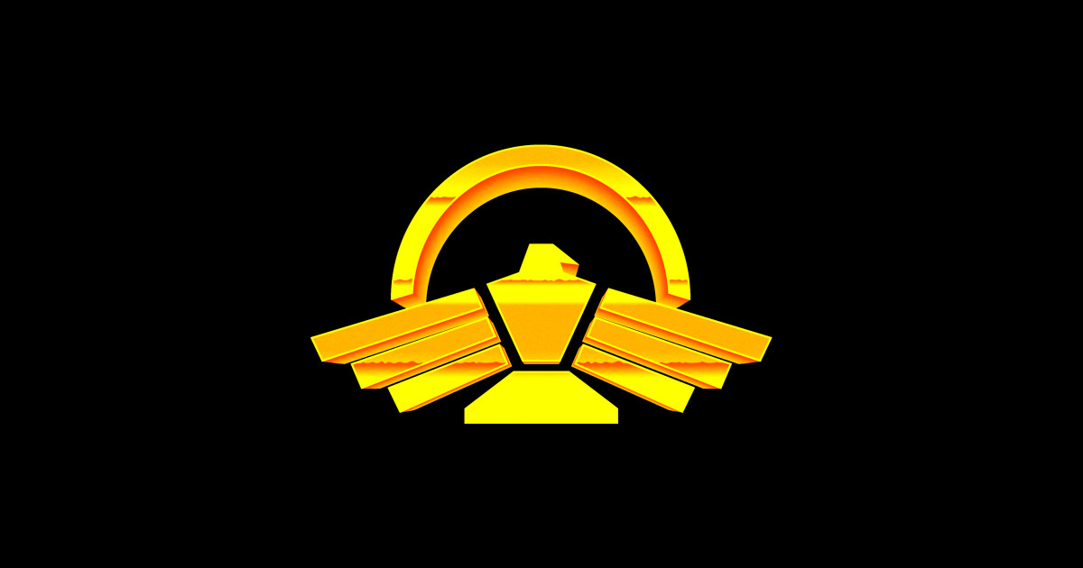 Captain Power Phoenix 3D Golden Logo - Captain Power - Posters and Art ...