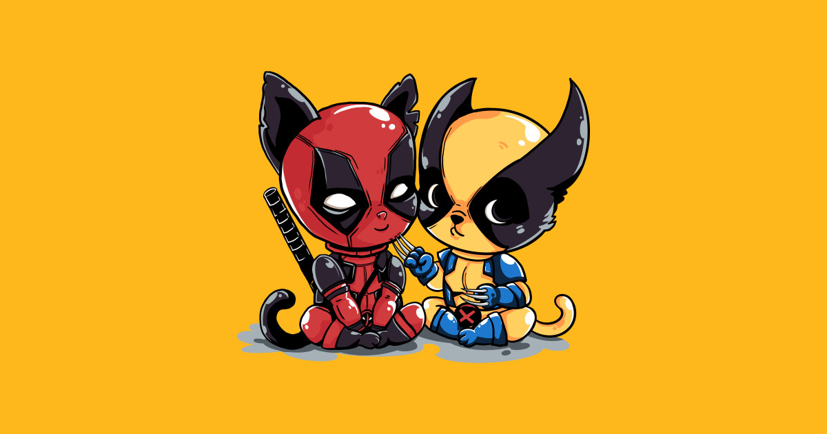 Catpool and Catverine - Cute Cats - T-Shirt | TeePublic