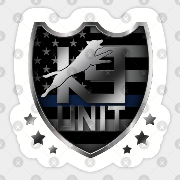 K-9 Unit Badge -Police Dog Unit - Malinois - K9 Unit - Sticker | TeePublic