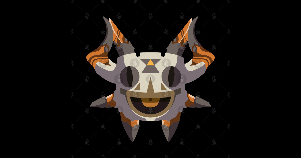 SamaChurl Geo Skull Mask [Genshin Impact] - Genshin Impact - Posters ...