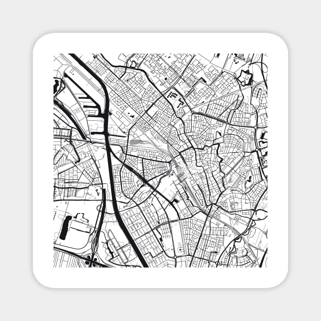Utrecht Map City Map Poster Black and White, USA Gift Printable, Modern ...