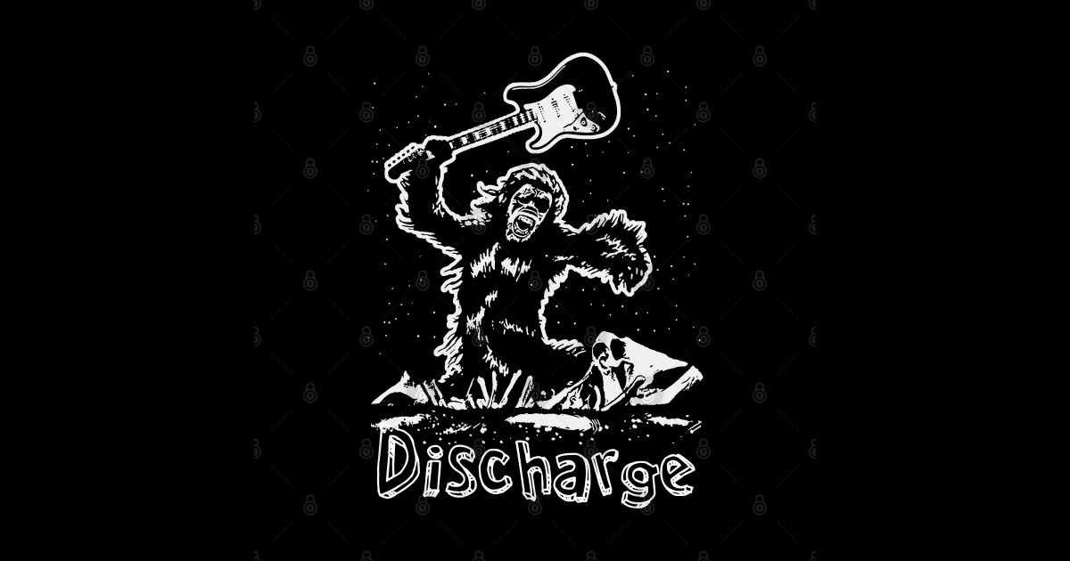 discharge monster smash - Discharge - Sticker | TeePublic