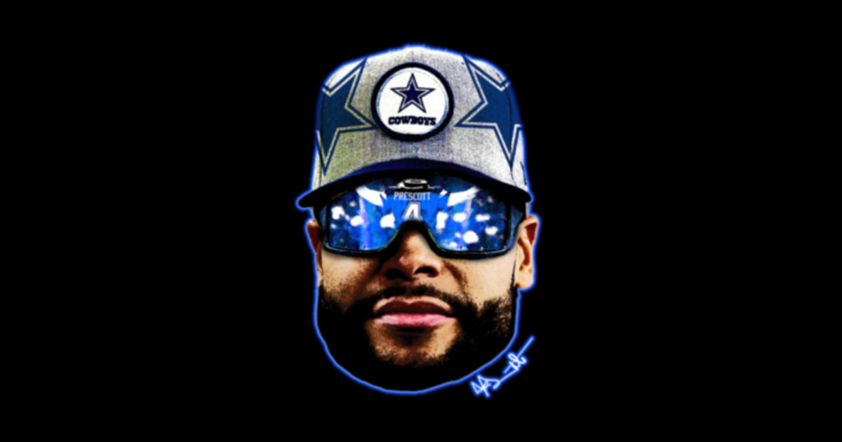 Dak Prescott Big Face - Dak Prescott - Sticker | TeePublic