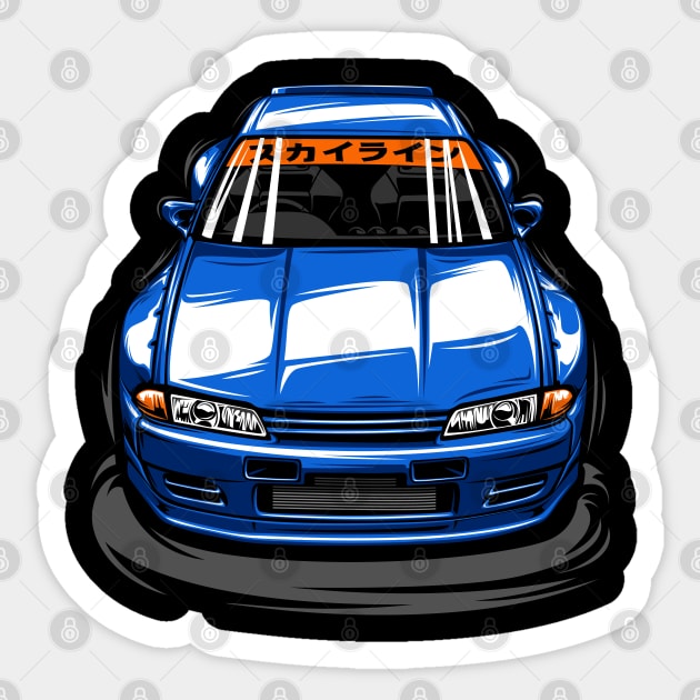 Skyline GTR R32 - Skyline R32 Gtr - Sticker | TeePublic