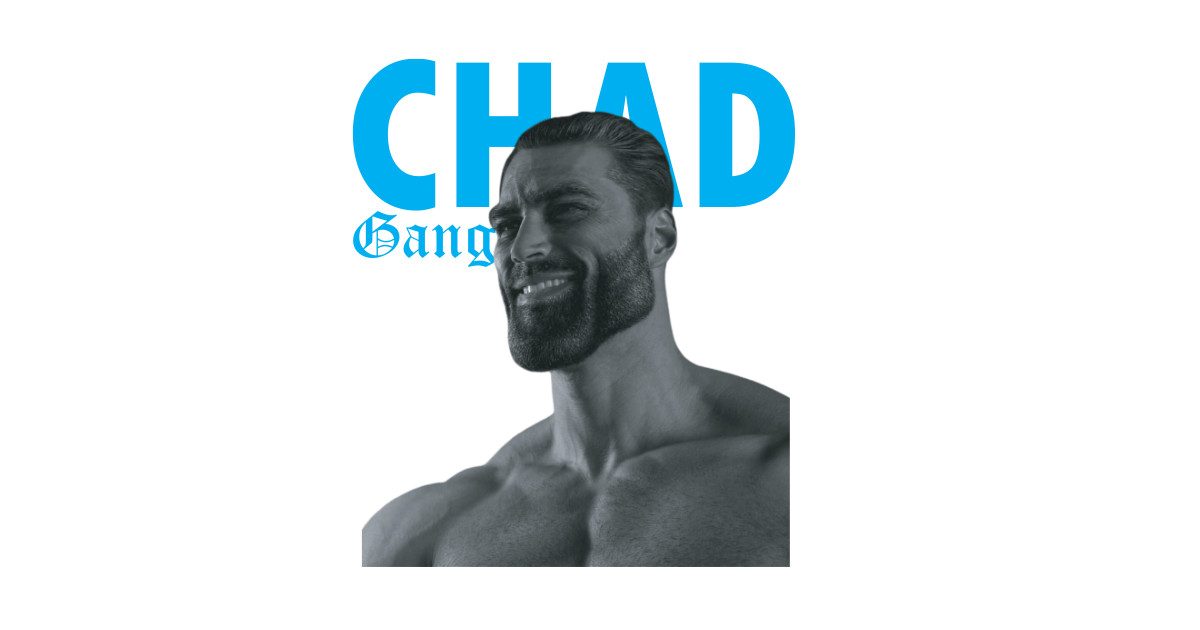 giga chad meme - Giga Chad - T-Shirt | TeePublic