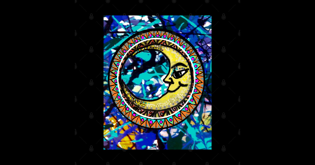 moon Pop Art - Moon - Sticker | TeePublic