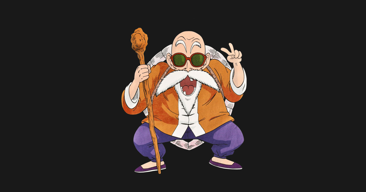 Master Roshi Peace - Master Roshi - T-Shirt | TeePublic