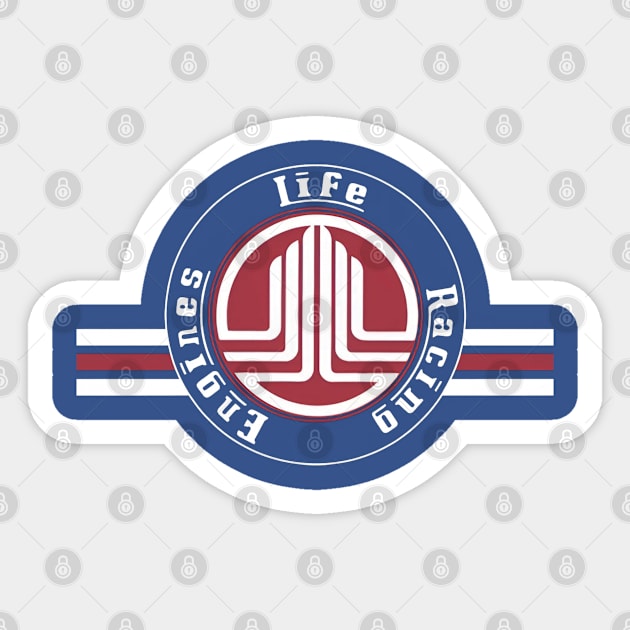 Life Racing Engines - Engines - Sticker | TeePublic