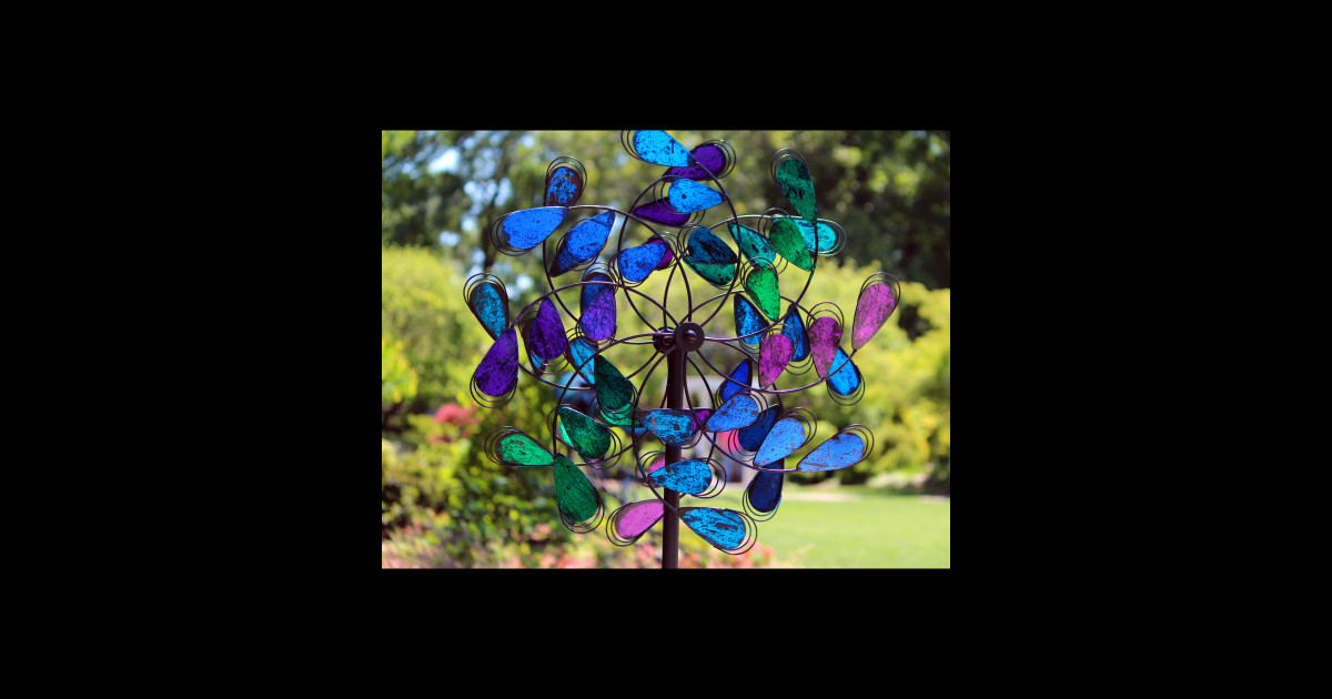 Garden Colored Fan - Spin - Posters and Art Prints | TeePublic