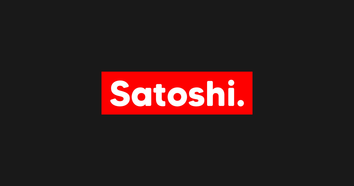 Satoshi - Satoshi - T-Shirt | TeePublic