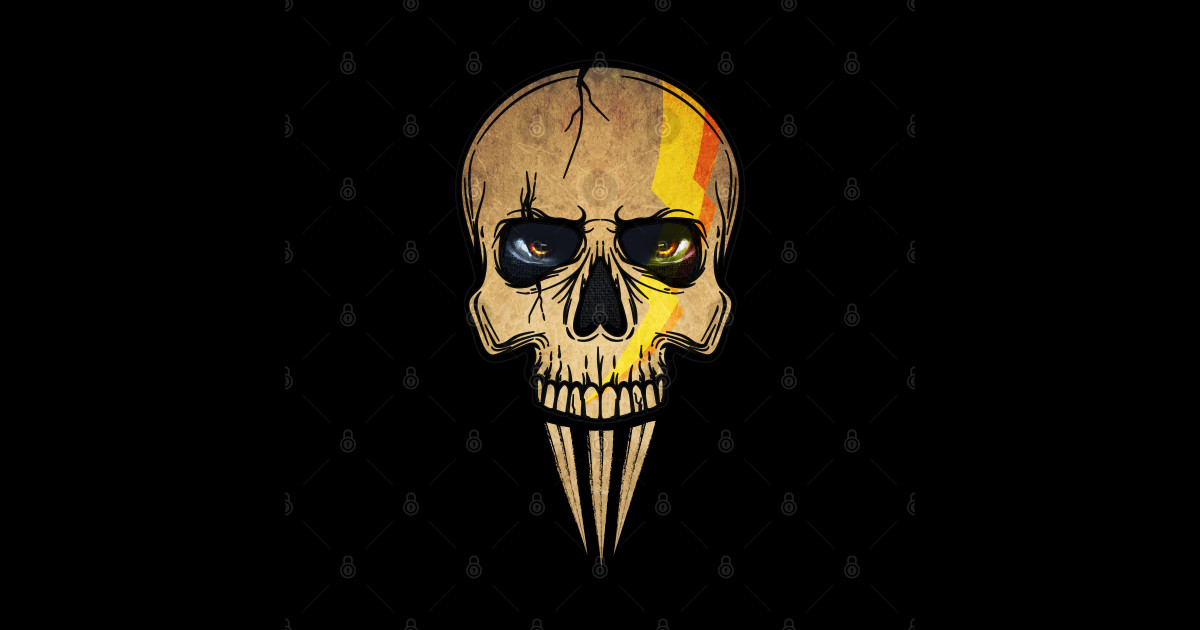 Skull Death Squad - Skull - Sticker | TeePublic