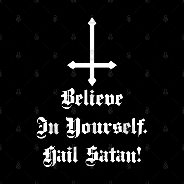 Believe In Yourself Hail Satan - Hail Satan - Tapestry | TeePublic