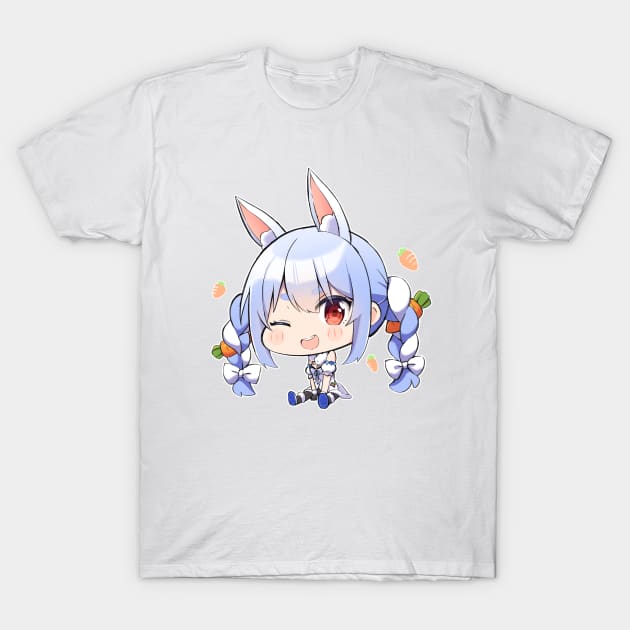 Usada Pekora Chibi - Virtual Youtuber - T-Shirt | TeePublic