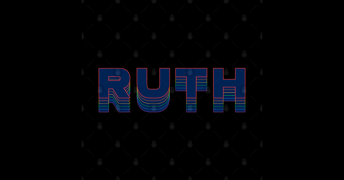 Ruth Rainbow Pattern - Ruth - Sticker | TeePublic