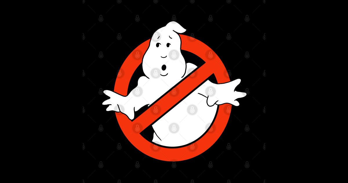 Ghostbusters Title Card Logo - Ghostbusters - Sticker | TeePublic
