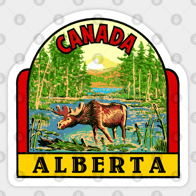 Alberta Canada 2 - Alberta - Sticker | TeePublic