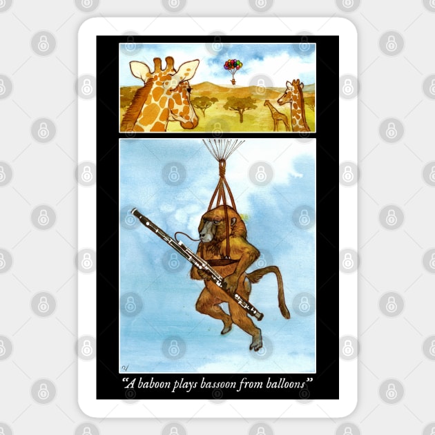 baboons with balloons