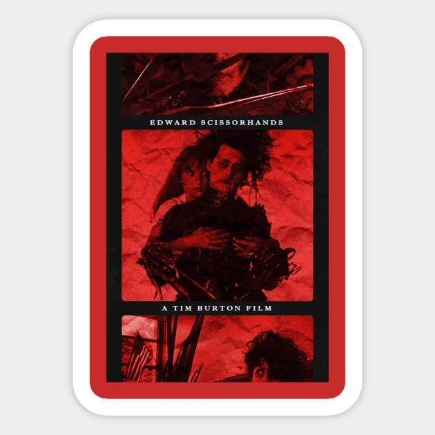 Edward Scissorhands - Tim Burton - Edward Scissorhands - Sticker ...