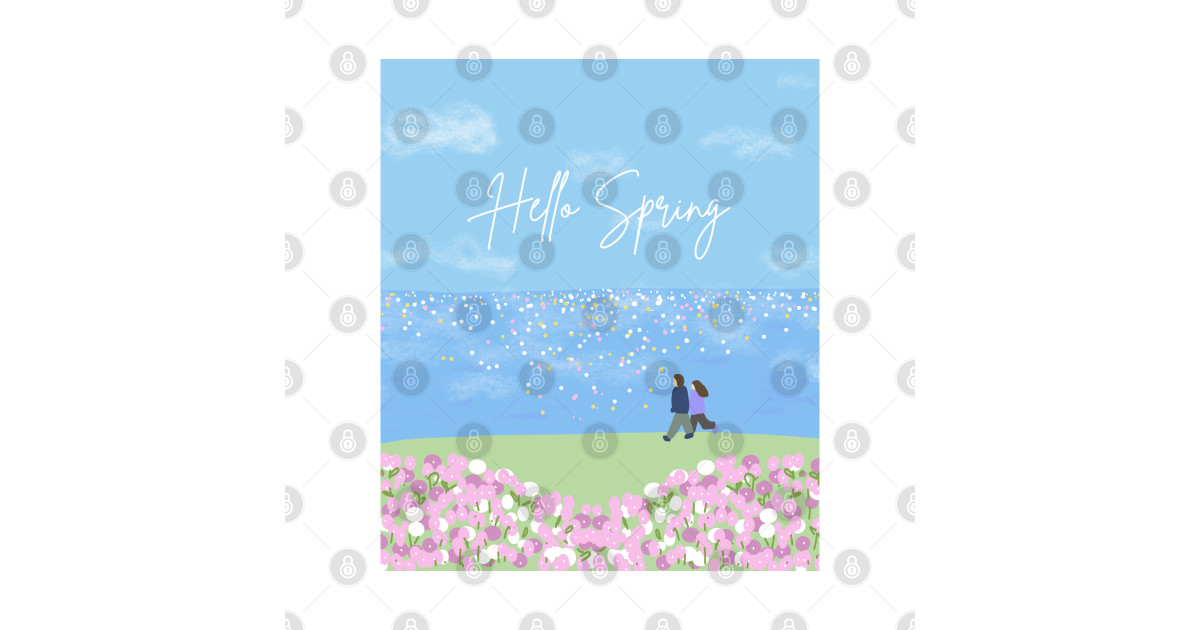 Hello Spring Collection - Spring - T-Shirt | TeePublic