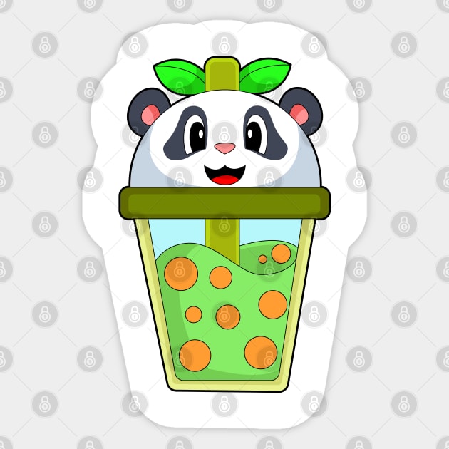 Panda Bubble Tea - Panda - Sticker | TeePublic