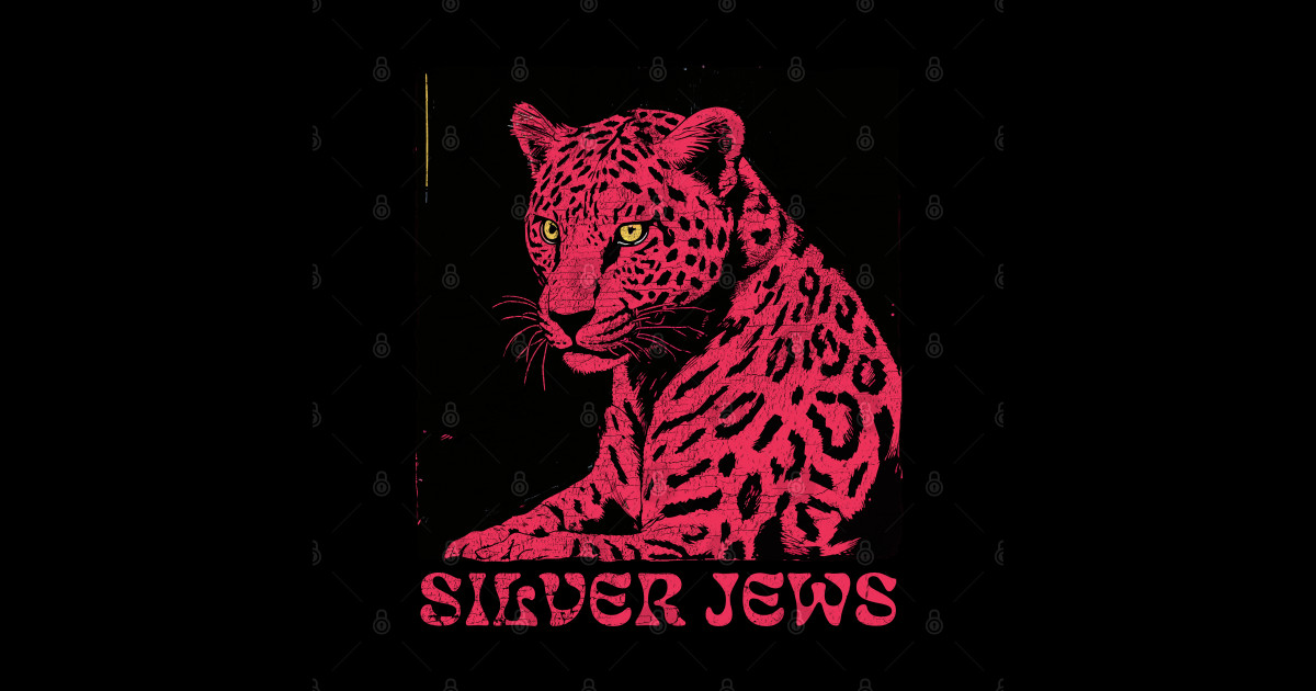 Silver Jews - Original Retro Artwork Design - Silver Jews - Sticker ...