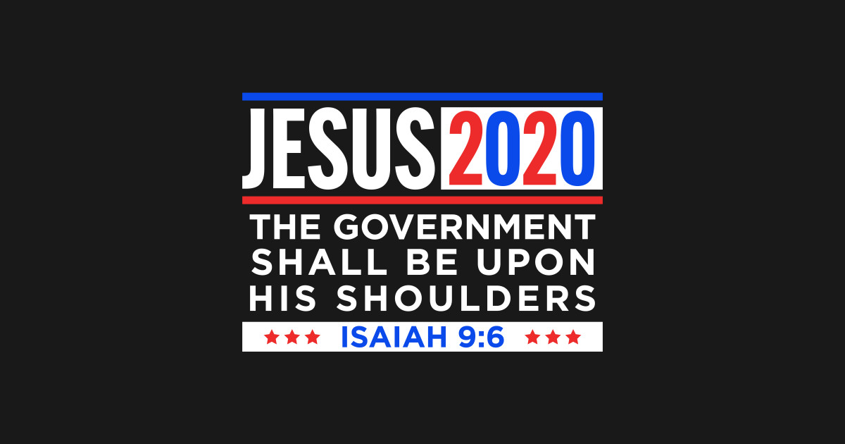 Vote Jesus 2020 Patriotic Christian Election Sign - Jesus 2020 - Hoodie ...