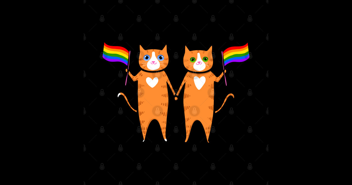 Pride Cats - Cat - Posters and Art Prints | TeePublic