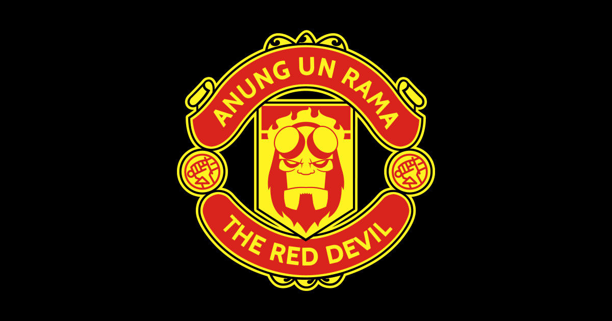 The Red Devil Logo - Hellboy - Sticker | TeePublic