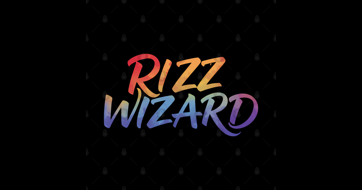 Rizz Wizard. - Rizz Wizard - Sticker | TeePublic