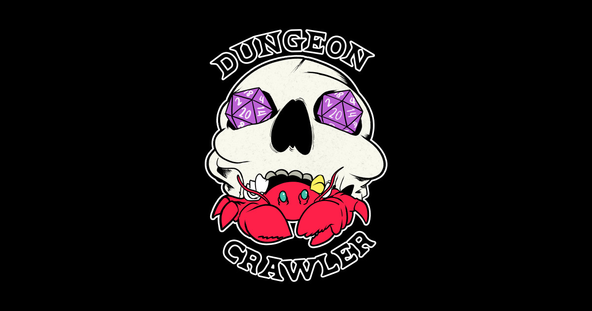 Dungeon Crawler - Tablettop Gaming - Sticker | TeePublic