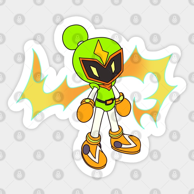 Plasma - Super Bomberman R - Bomberman - Sticker | TeePublic