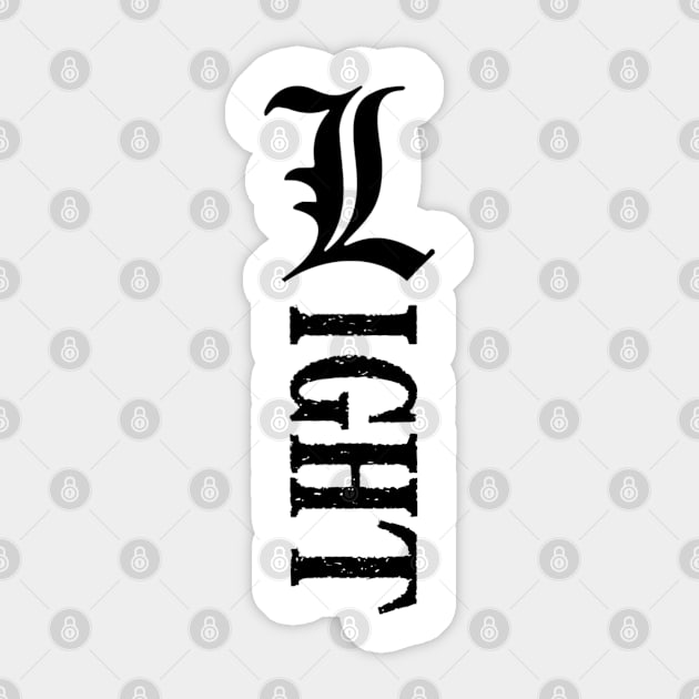 death note Light - Death Note - Sticker | TeePublic