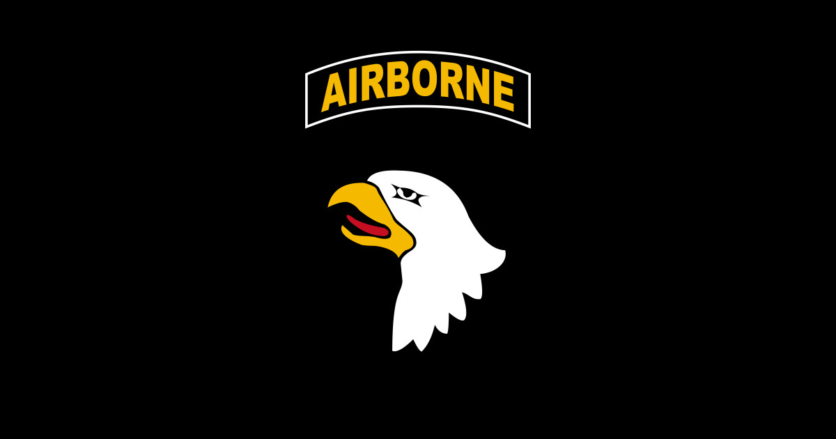 101st Airborne Division Insignia - Airborne - Sticker | TeePublic