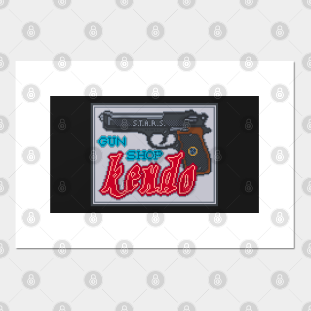 Resident Evil Kendo Pixel Art - Resident Evil - Posters and Art Prints ...