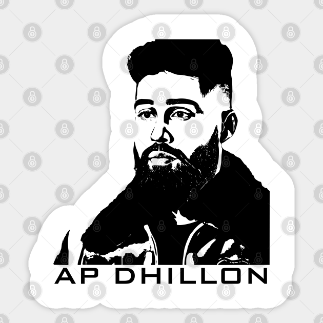 AP DHILLON MERCH | AP DHILLON PRODUCTS | PUNJABI - Ap Dhillon - Sticker ...