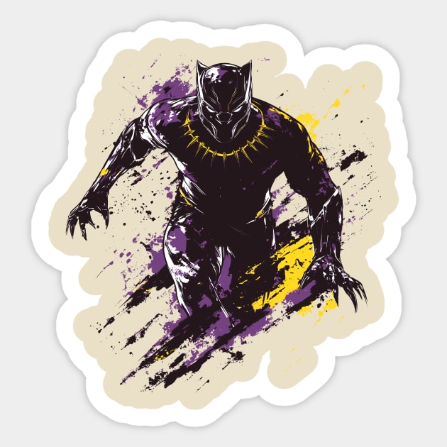 King of Wakanda - Black Panther - Sticker | TeePublic