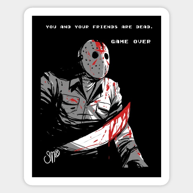 Friday the 13th - Jason Voorhees - Sticker | TeePublic