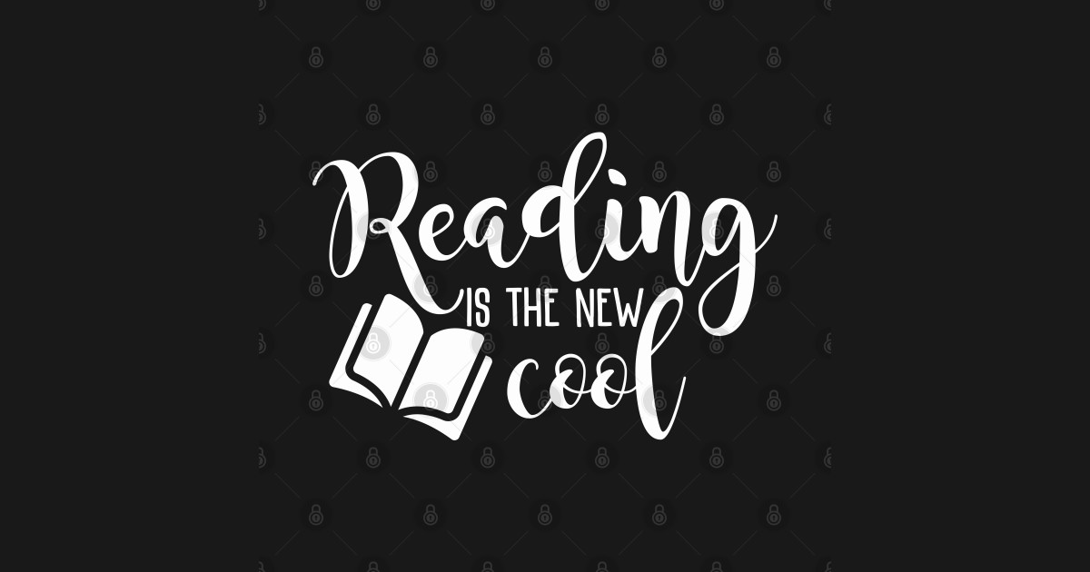 Reading is the new cool - Book Lovers Gifts - Sticker | TeePublic