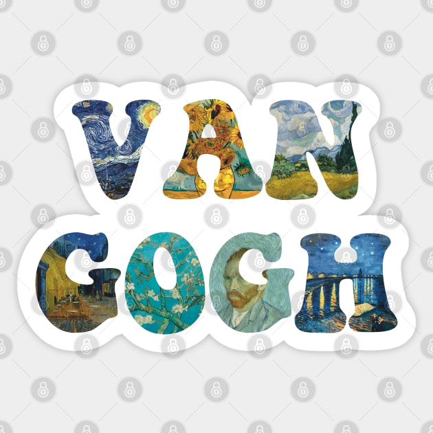 Vincent Van Gogh - Vincent Van Gogh - Sticker | TeePublic