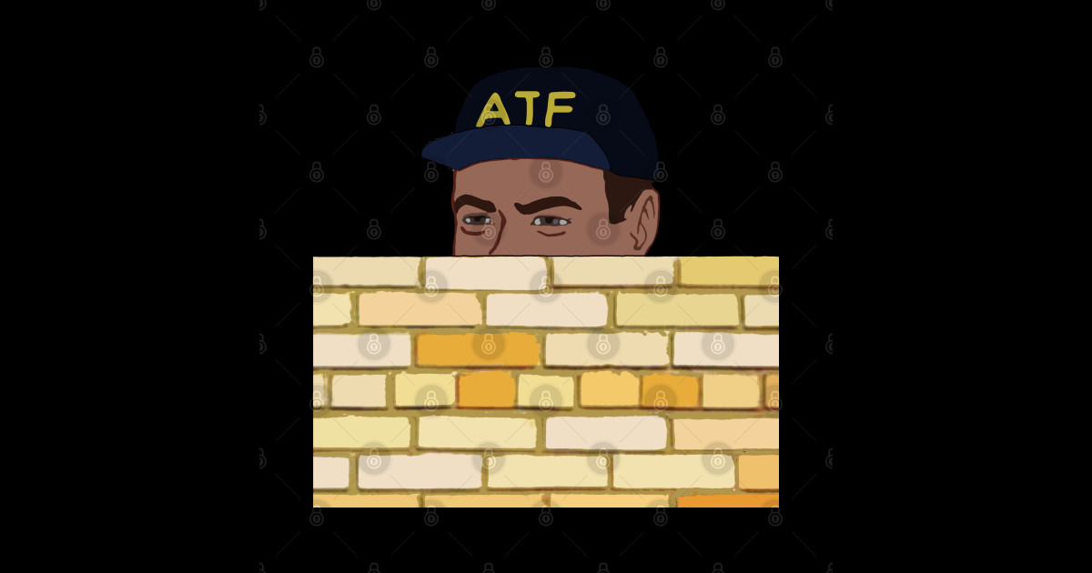ATF Guy Fence Peeking - Meme, Gun Rights - Atf - Posters and Art Prints ...