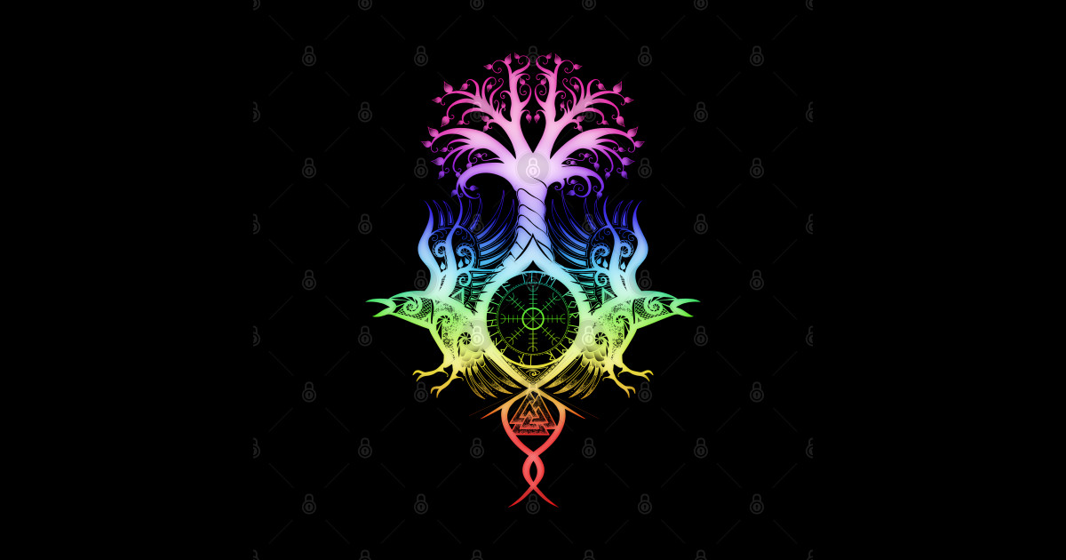 Huginn & Muninn - Viking - Posters and Art Prints | TeePublic