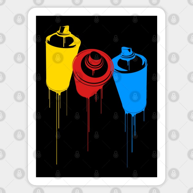 3 LITTLE GRAFFITI SPRAY CANS - Graffiti Spray Paint Street Art ...