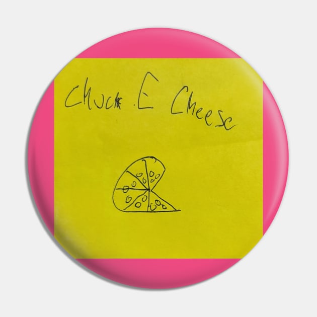 Chuck E Cheese - Post It - Pin | TeePublic